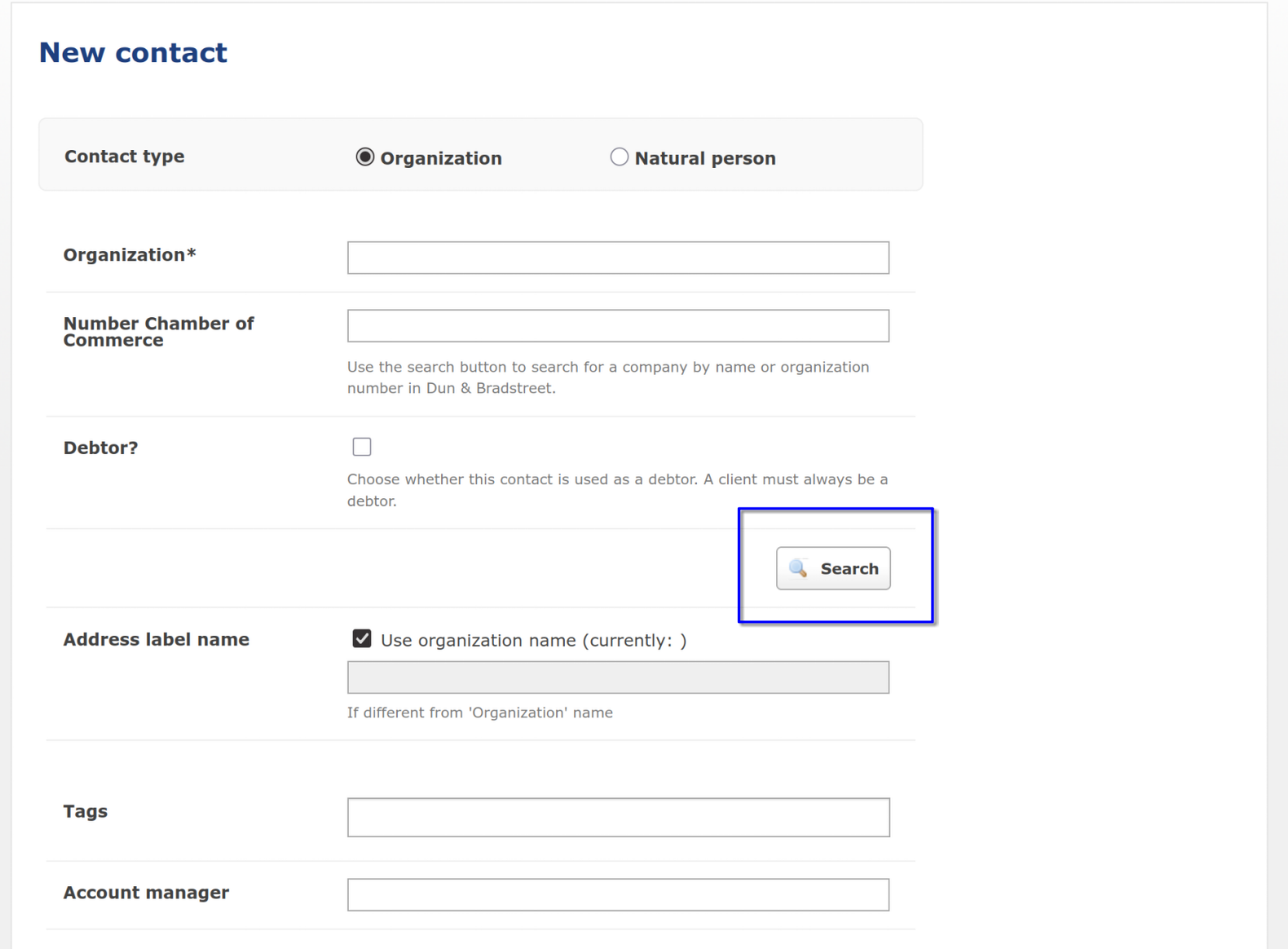 Looking up company information – Legalsense