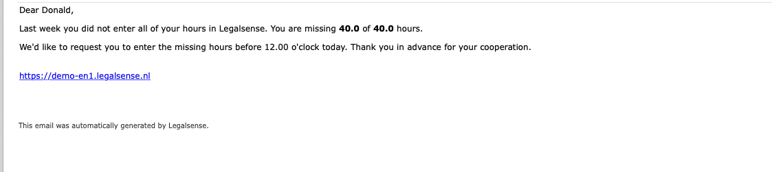 Notifications – Legalsense