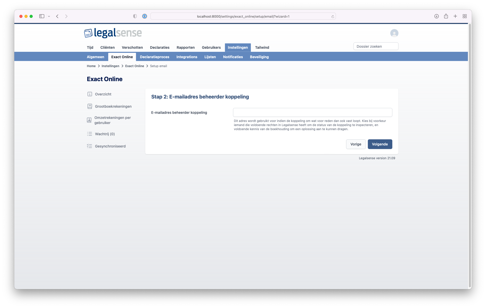 Integratie met Exact Online – Legalsense